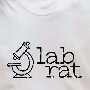 Lab Rat Svg Cut File Png Dxf Laboratory Life Technician Technologist ...