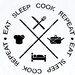 Cooking Svg Eat Sleep Cook Repeat Svg Foodie Cook Chef Kitchen Decor ...
