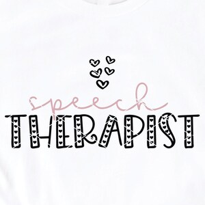 Speech Therapist Svg & Clip Art SLP Speech Language - Etsy