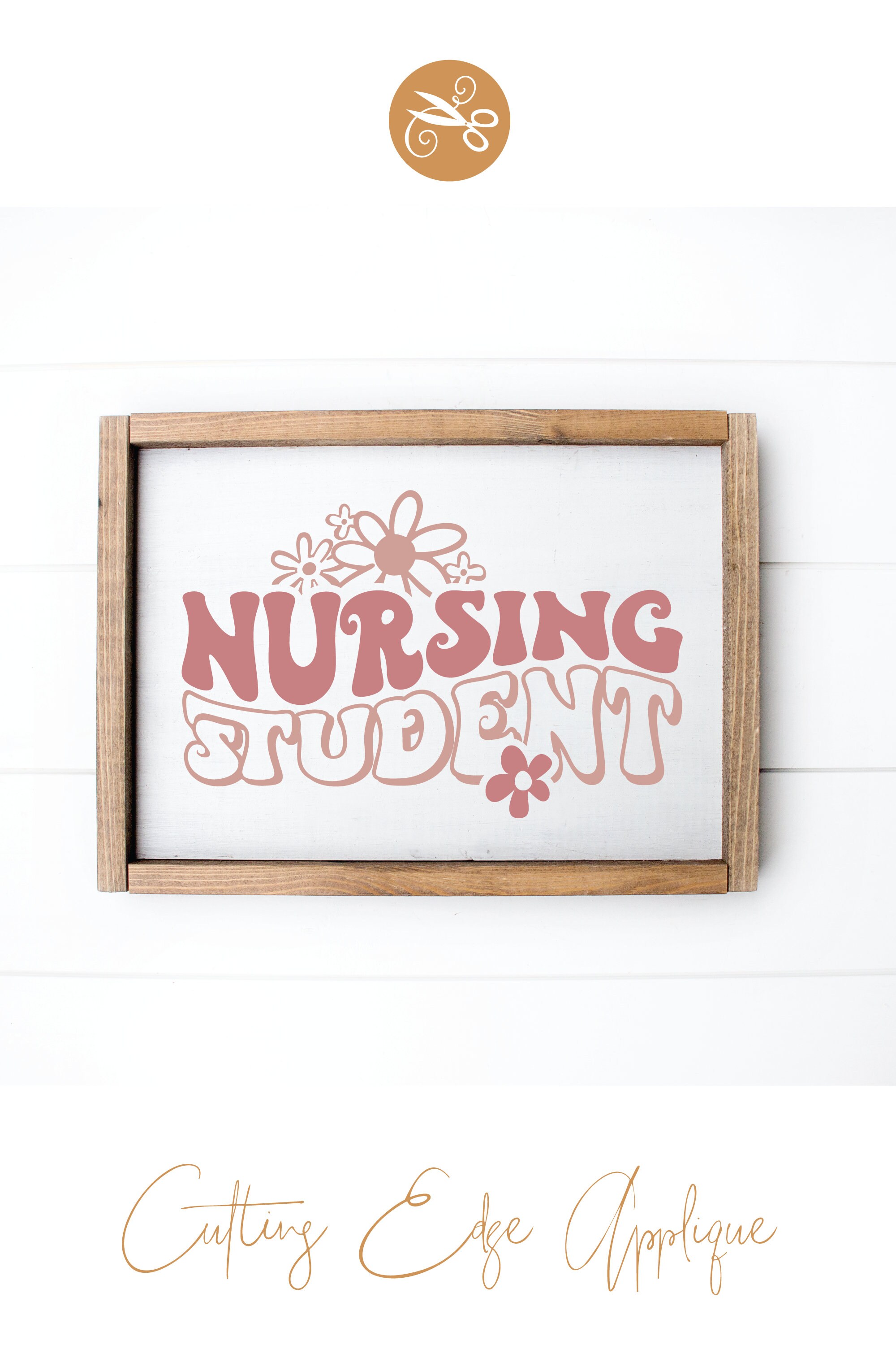 Retro Nursing Student Svg Cut File Nursing School Student - Etsy