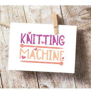 Knitting Machine SVG & Clip Art Knitting Svg Yarn Svg Knitting - Etsy