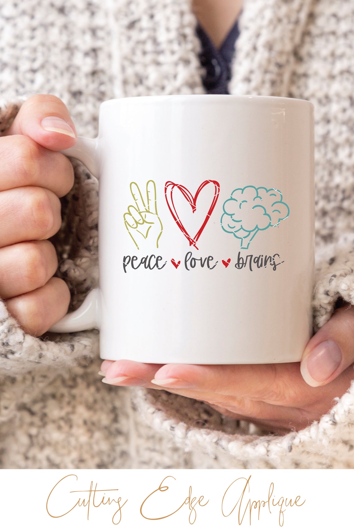 Peace Love Brains Svg Cut File Png Dxf Neurology Neuro Nurse Stroke ...