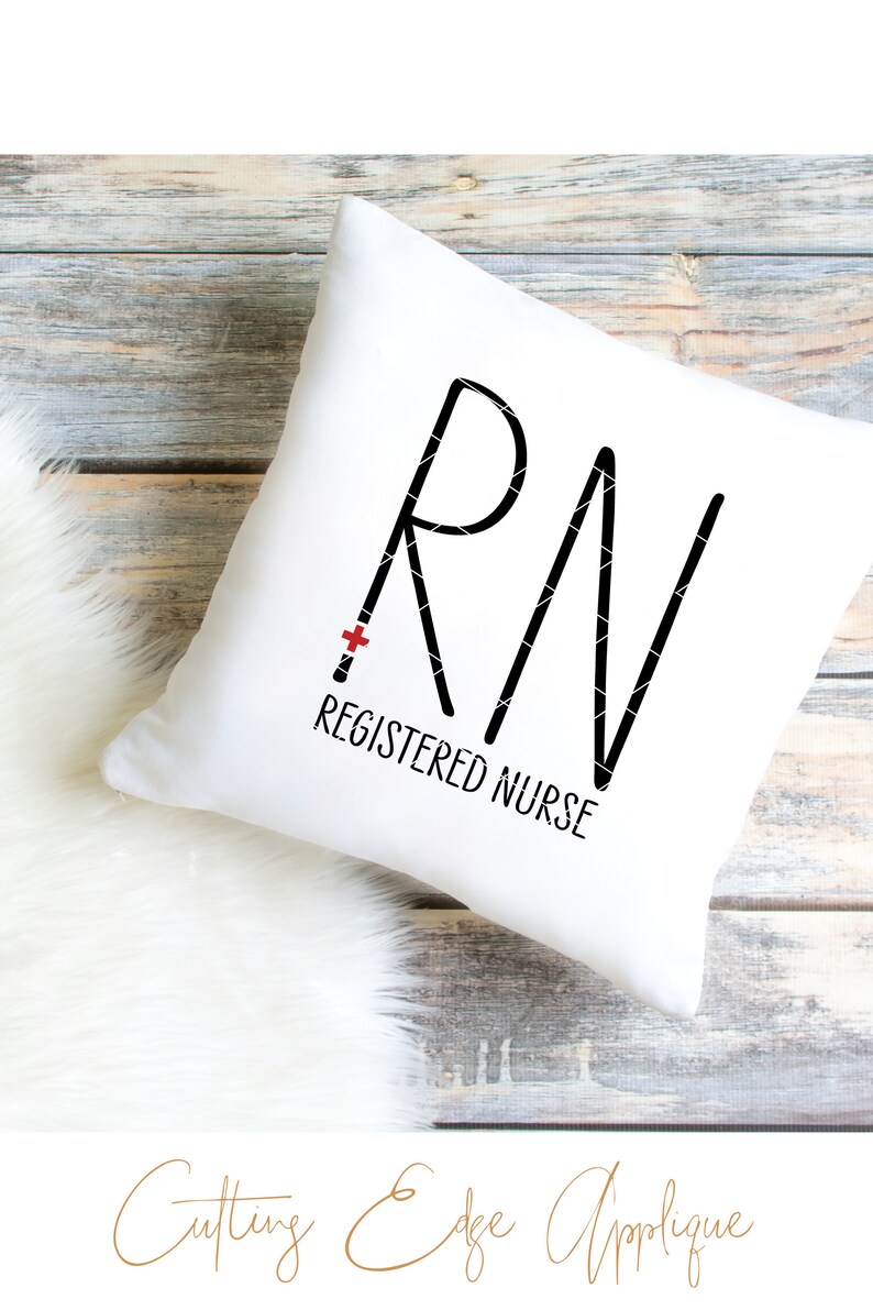Registered Nurse Svg Cut File Laser File RN Medical Cross Life Nursing ...