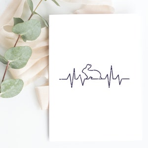 Bunny Heartbeat Svg, Ekg Easter Spring Nursing Cna Svg Nurse Svg ...