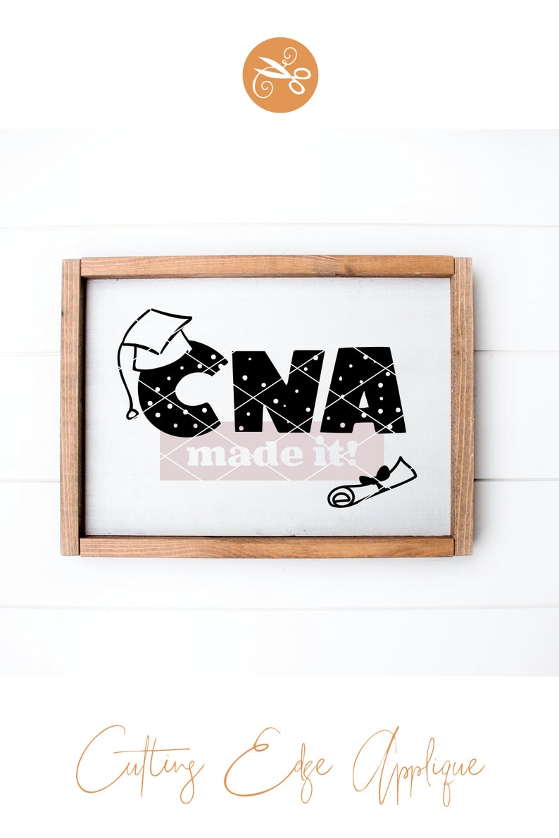 Nursing Assistant Graduation Svg CNA Svg Graduate Graduation | Etsy