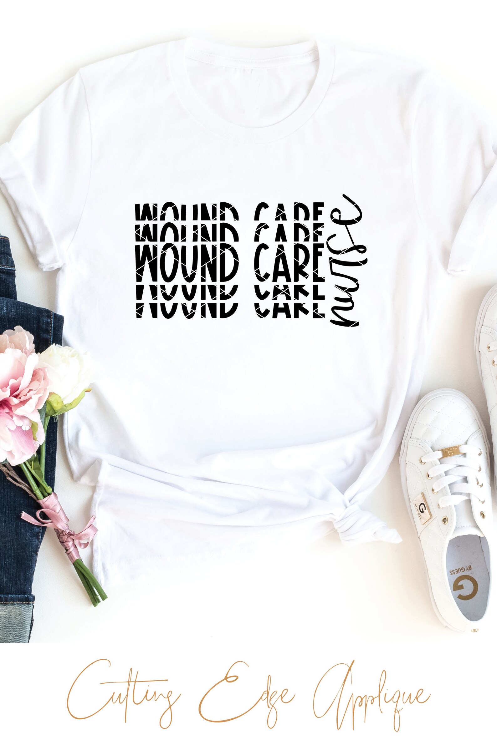 Wound Care Nurse Svg Cut File Png Dxf RN LPN Stacked Nurse Life Cricut ...