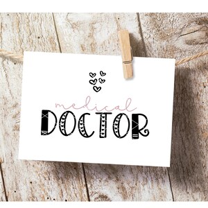 MD Doctor Svg & Clip Art Physician Medical Student Svg Scrub Life ...
