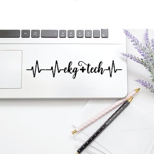 EKG Tech Heartbeat Svg & Clip Art Telemetry Tech EKG Technician CET ...