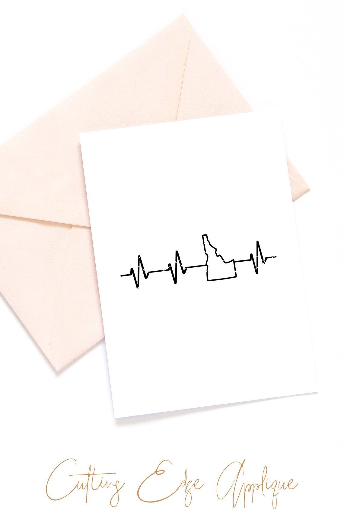 Idaho Heartbeat Svg Idaho State Cut File DXF PNG Clip Art - Etsy