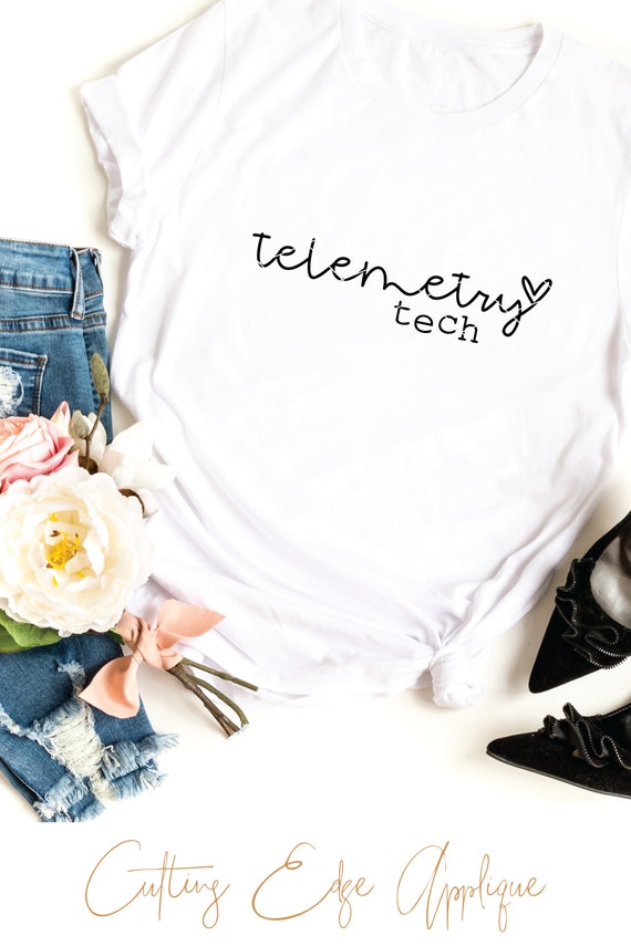 Telemetry Tech Svg & Clip Art Technician Cardiac Monitor - Etsy