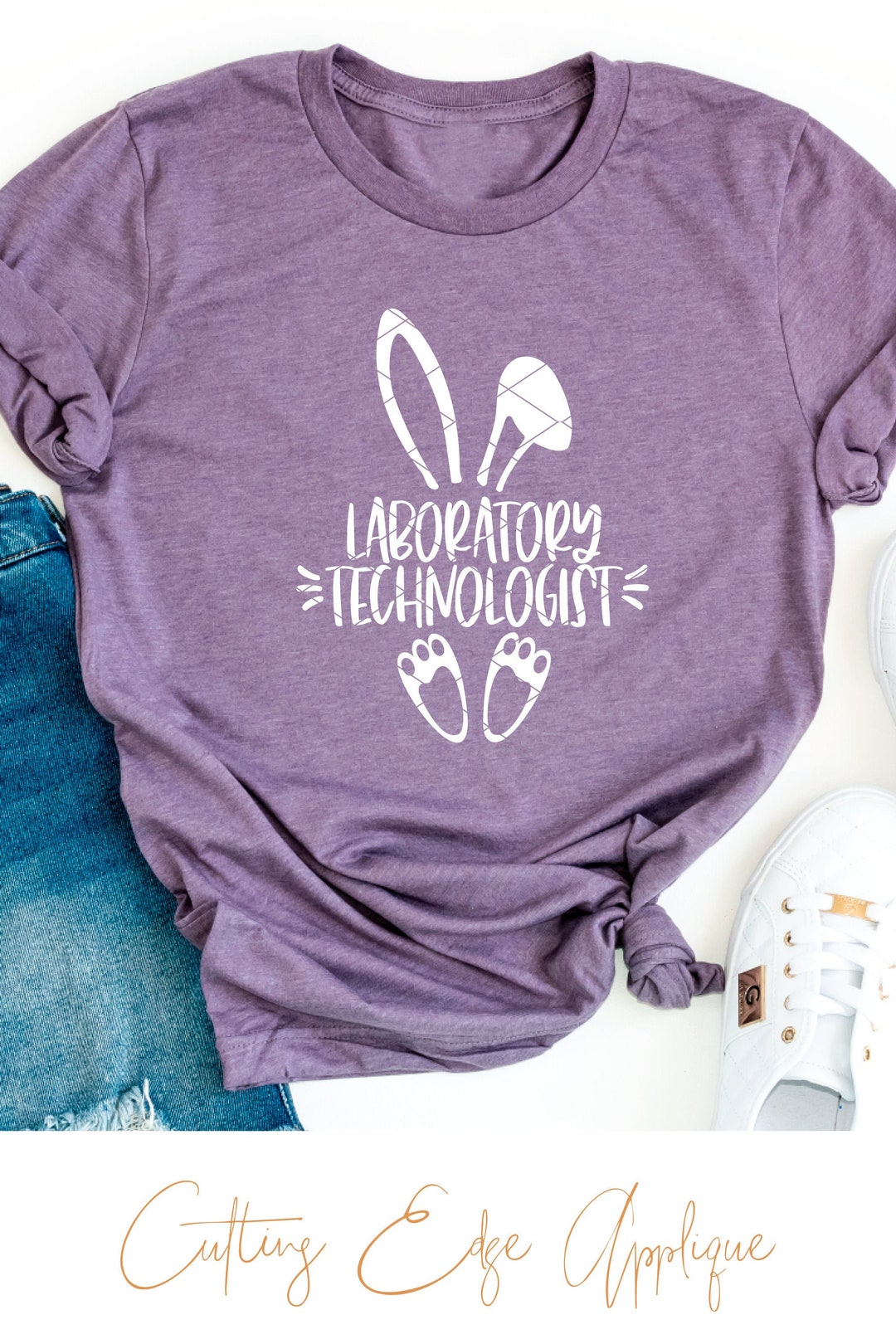 Easter Bunny Lab Tech Svg & Clip Art Laboratory Technician Technologist ...