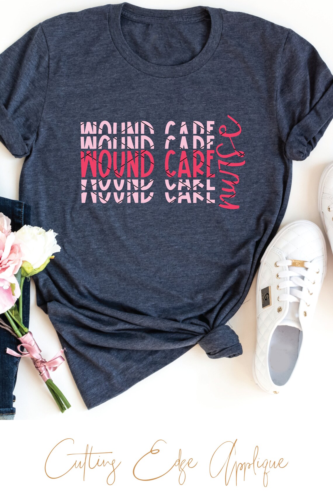 Wound Care Nurse Svg Cut File Png Dxf RN LPN Stacked Nurse Life Cricut ...