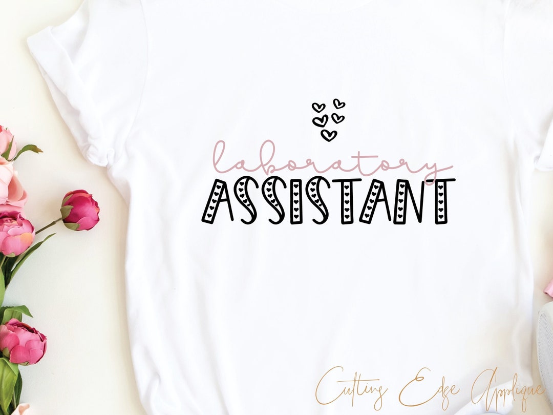 Laboratory Assistant Svg Cut File Medical Lab Hospital Valentine Hearts ...