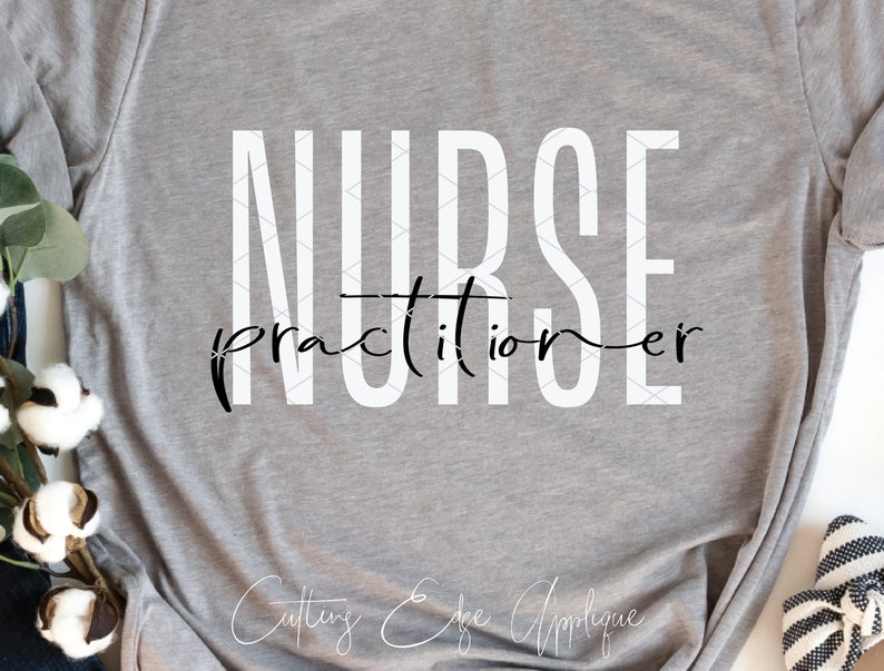 Nurse Practitioner Svg Cut File NP Modern Dxf Png Cricut - Etsy
