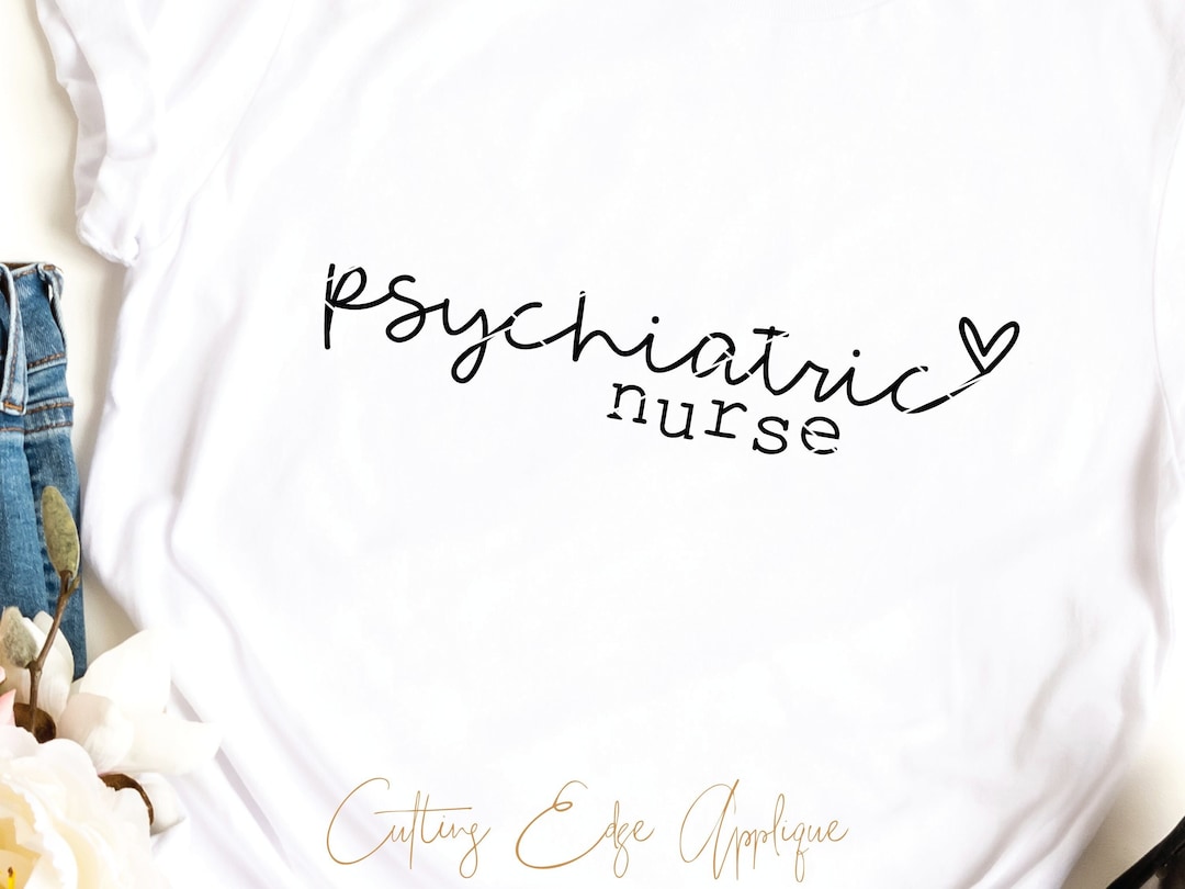 Psychiatric Nurse Svg Cut File Psychiatry Psych Nursing Mental Health ...