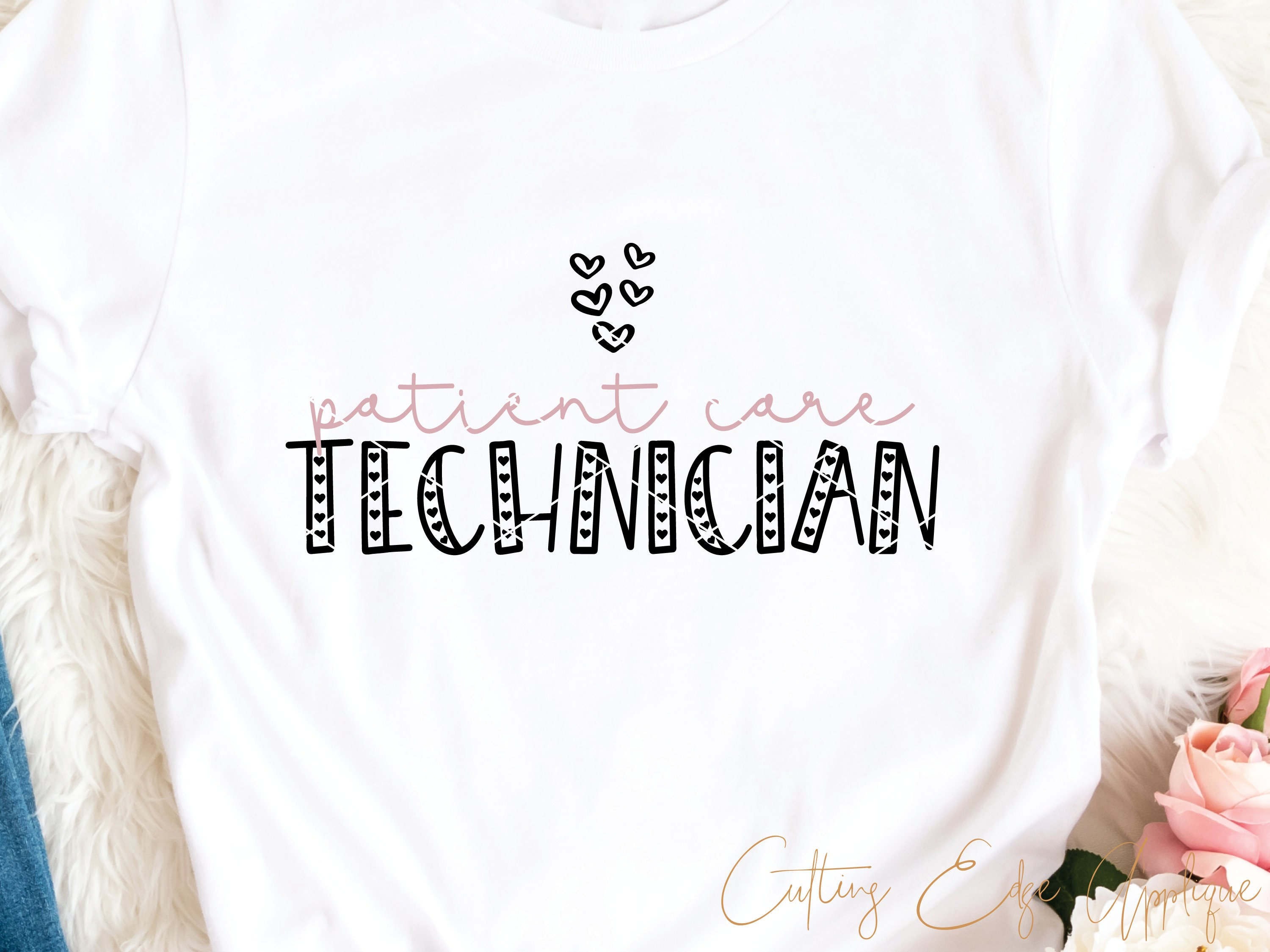 Patient Care Technician Svg Cut File Png Dxf PCT Nurse Tech - Etsy