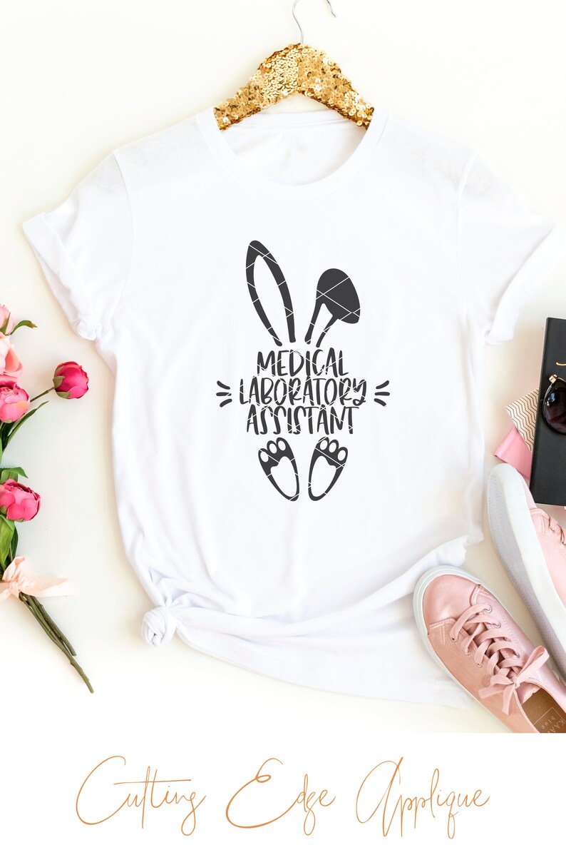 Easter Bunny Medical Lab Assistant Svg & Clip Art Laboratory - Etsy