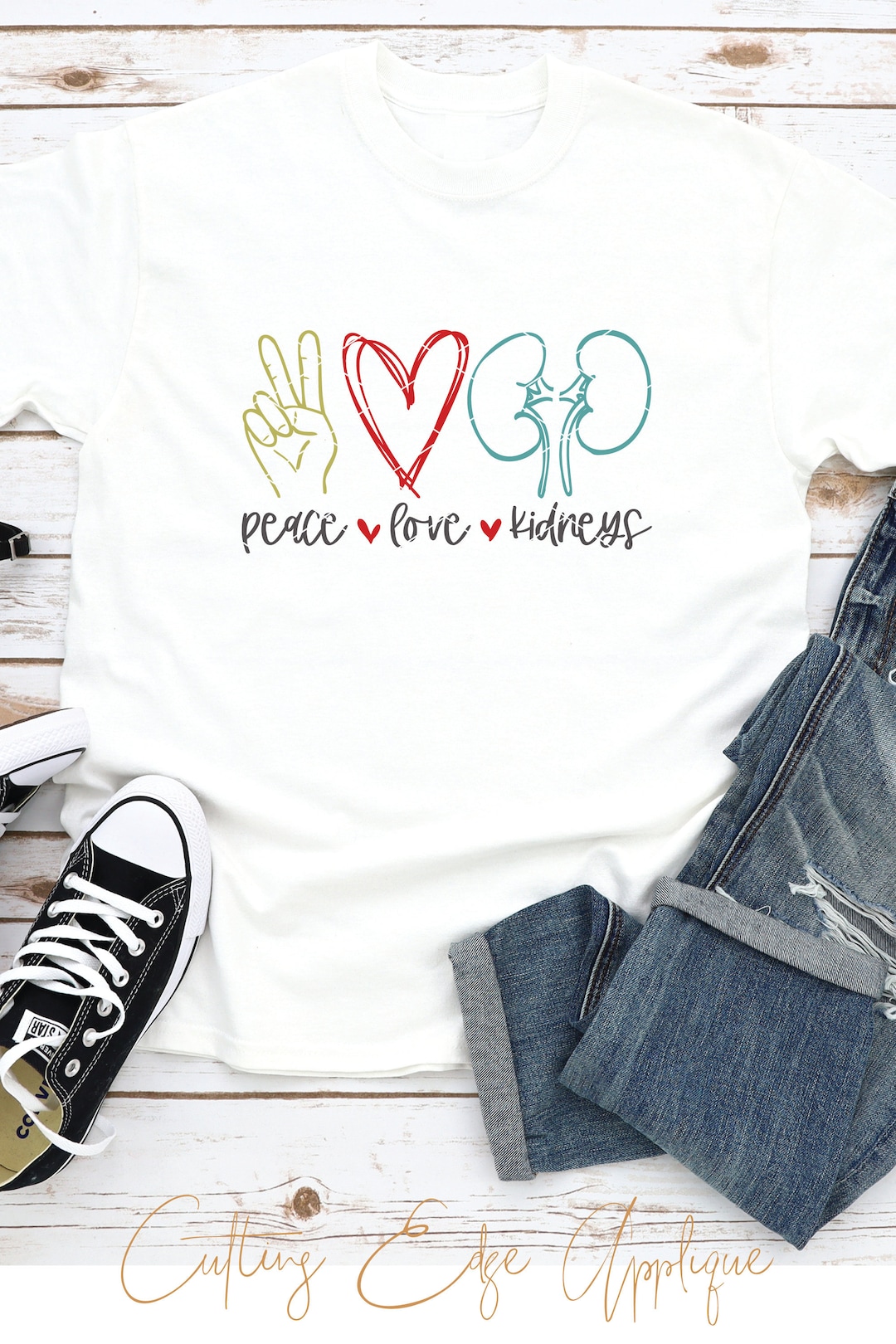 Peace Love Kidneys Svg & Clip Art Dialysis Nephrology Nurse - Etsy