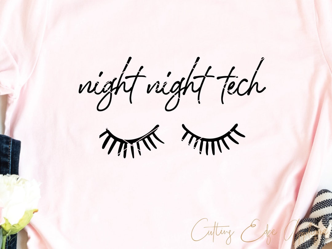 Night Night Tech Svg Cut File Png Dxf Night Shift Tech PCT Nurse Tech ...