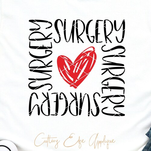 Love Surgery Svg Cut File Surgical Technologist OR Nurse - Etsy