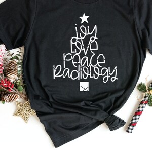 Christmas Radiology Tree Svg Cut File Xmas Joy Love Peace Xmas Holiday ...
