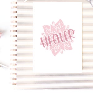 Mandala Healer Svg Cut File Png Dxf Flower Floral Medical Nurse ...