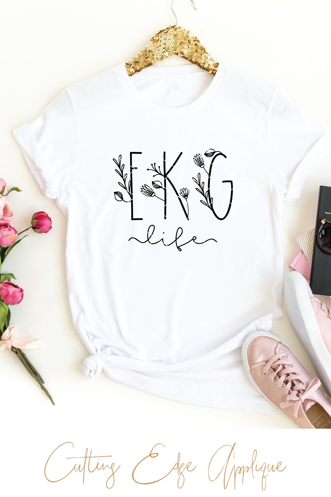 EKG Life svg & clip art CET Electrocardiogram Technician ekg tech ...