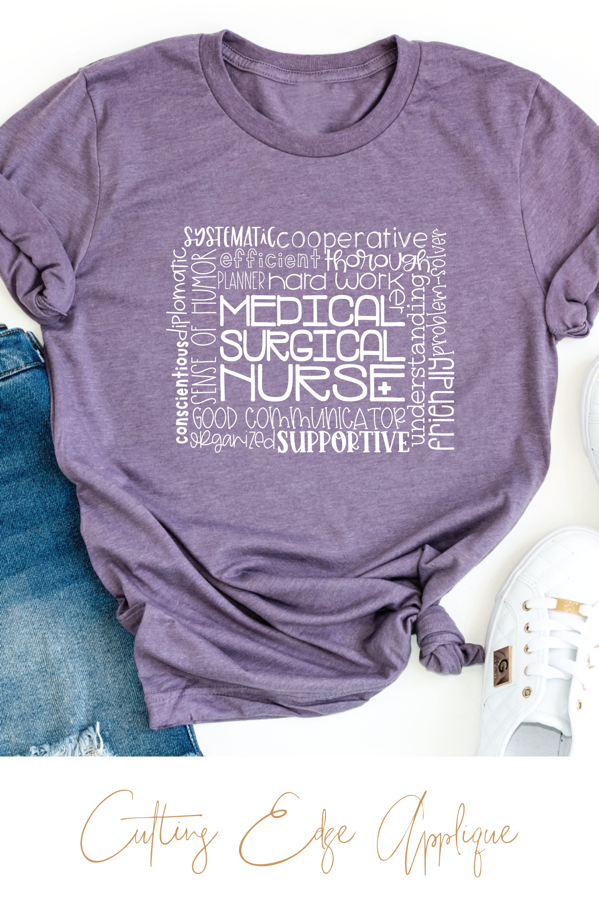 Medical Surgical Nurse Svg Cut File Med-surg RN Personality - Etsy