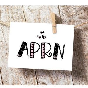 APRN Svg & Clip Art Advanced Practice RN Nurse Svg Love Nursing Svg ...