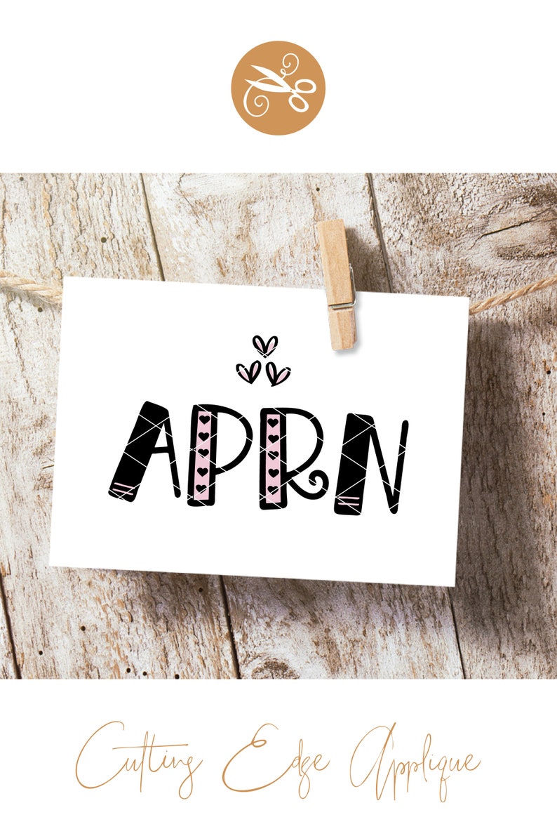 APRN Svg & Clip Art Advanced Practice RN Nurse Svg Love - Etsy