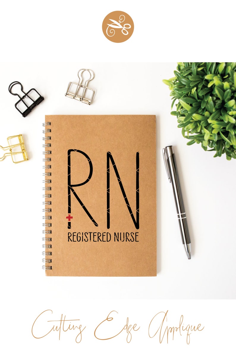 Registered Nurse Svg Cut File Laser File RN Medical Cross Life | Etsy