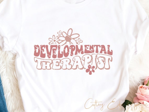 Retro Developmental Therapist Svg Cut File Png Dxf Early - Etsy