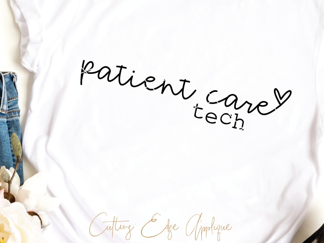Patient Care Technician Svg Cut File Png Dxf PCT Nurse Tech Aide CNA ...