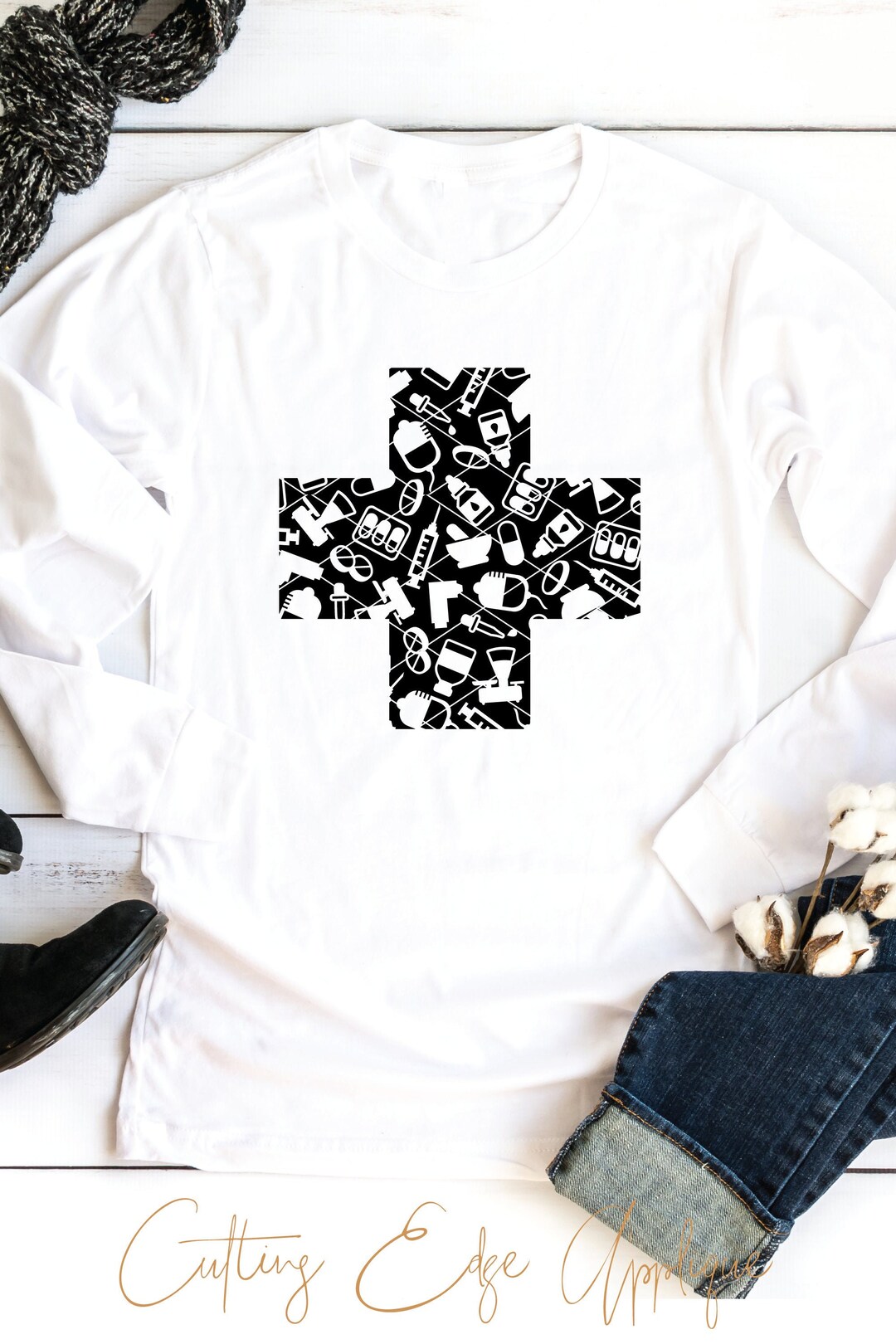 Medication Medical Cross Svg Cut File Med Aide Nurse Patient Assistant ...