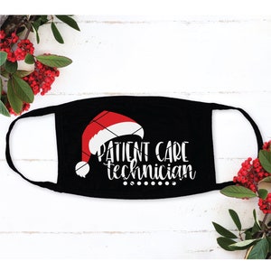 Christmas Patient Care Technician Svg Cut File Xmas Holiday PCT Santa ...