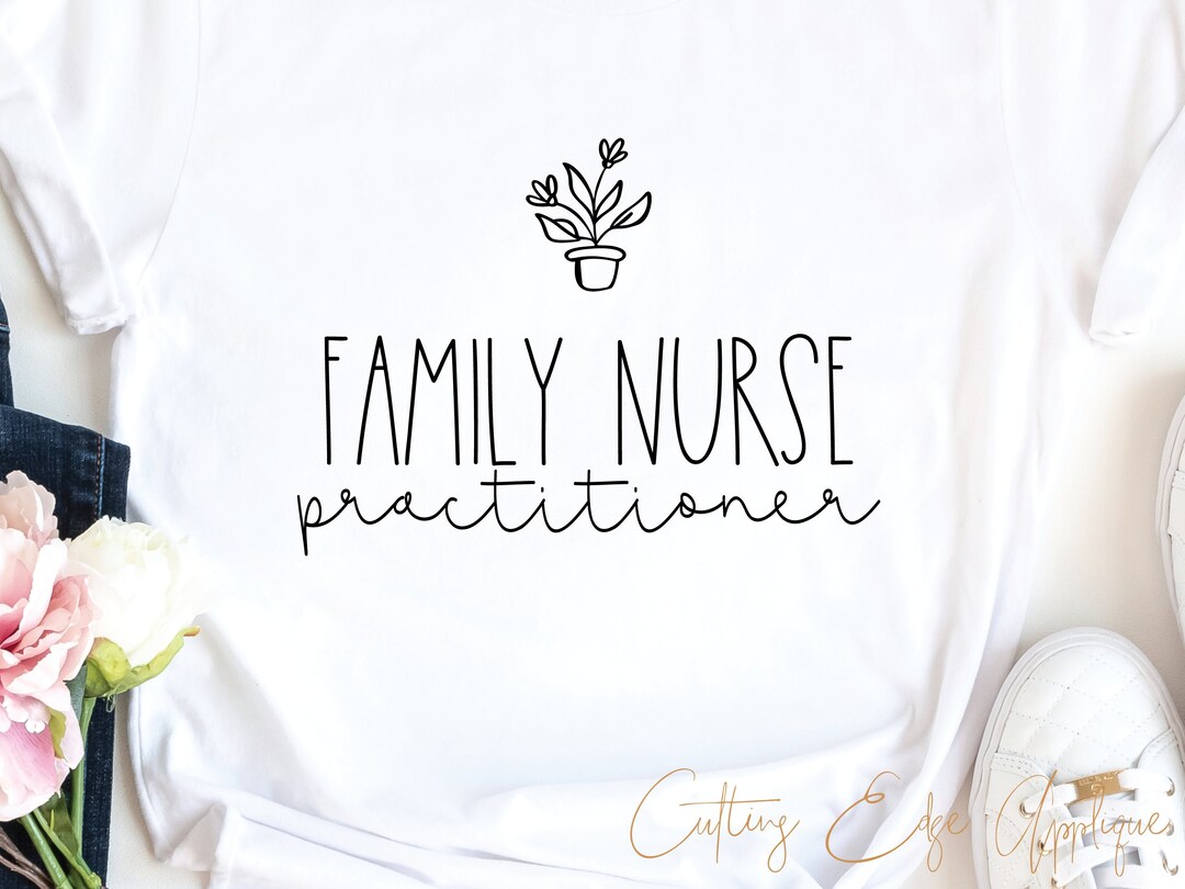 Family Nurse Practitioner Svg FNP Cut File Flowers Floral Dxf - Etsy