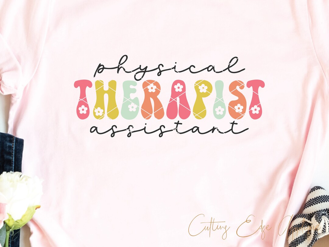 Retro Physical Therapist Assistant Svg Cut File PTA Therapy - Etsy