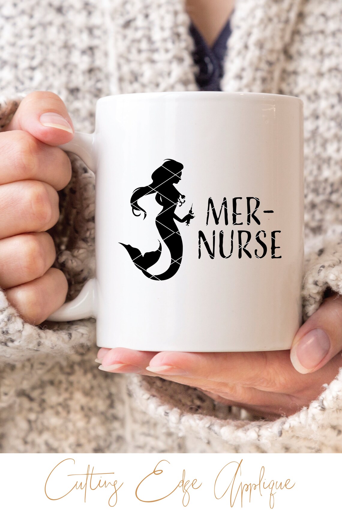 Mermaid Nurse Svg & Clip Art Mer-nurse Svg LPN RN NP Nurse Life Nursing ...