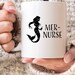 Mermaid Nurse Svg & Clip Art Mer-nurse Svg LPN RN NP Nurse Life Nursing ...
