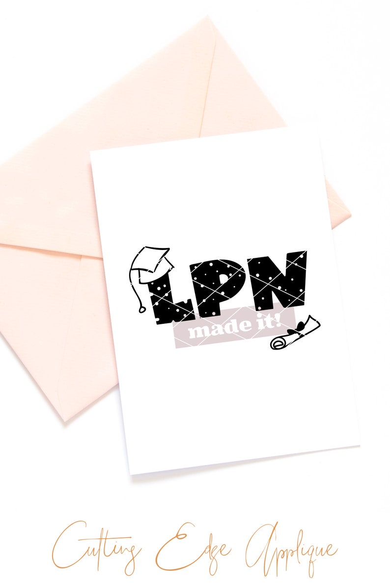 Licensed Practical Nurse Graduation Svg & Clip Art LPN Svg - Etsy