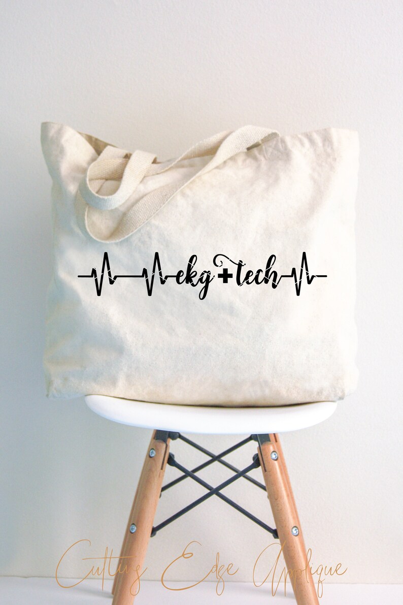 EKG Tech Heartbeat Svg & Clip Art Telemetry Tech EKG - Etsy