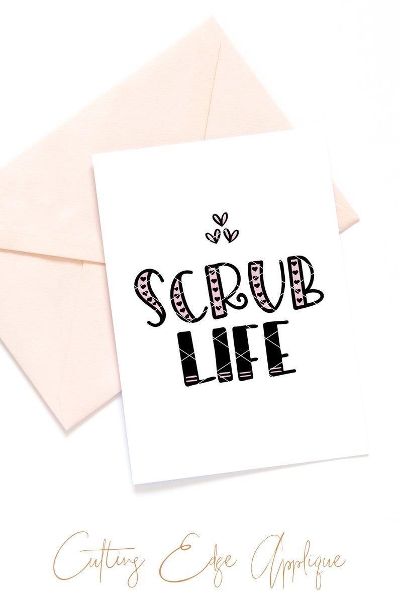 Scrub Life Svg Scrub Life Svg Nurse Ekg Tech Paramedic Medic - Etsy