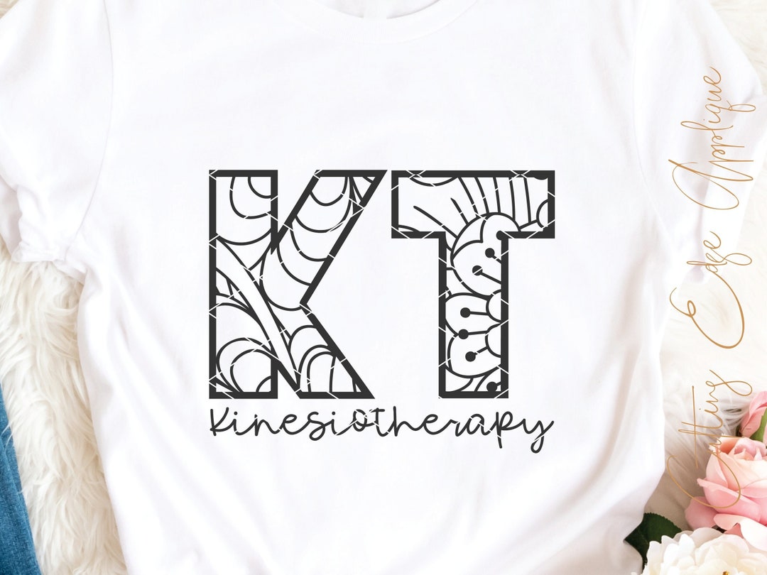Kinesiotherapy Svg Cut File KT Mandala Therapist Medical Dxf Png Cricut ...