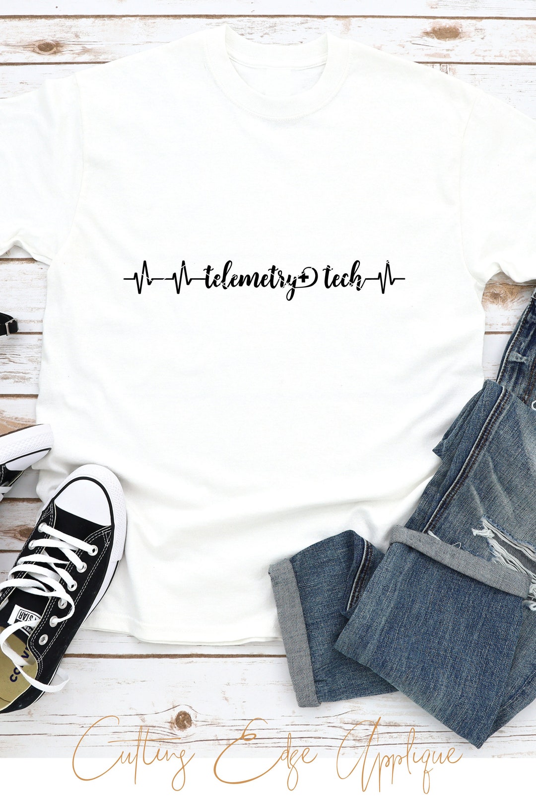 Telemetry Tech Heartbeat Svg & Clip Art Technician Cardiac Monitor ...