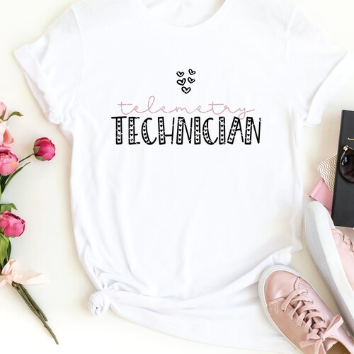 Telemetry Tech Svg & Clip Art Technician Cardiac Monitor - Etsy
