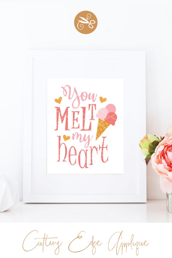 Card Making & Stationery Craft Supplies & Tools You Melt My Heart svg ...