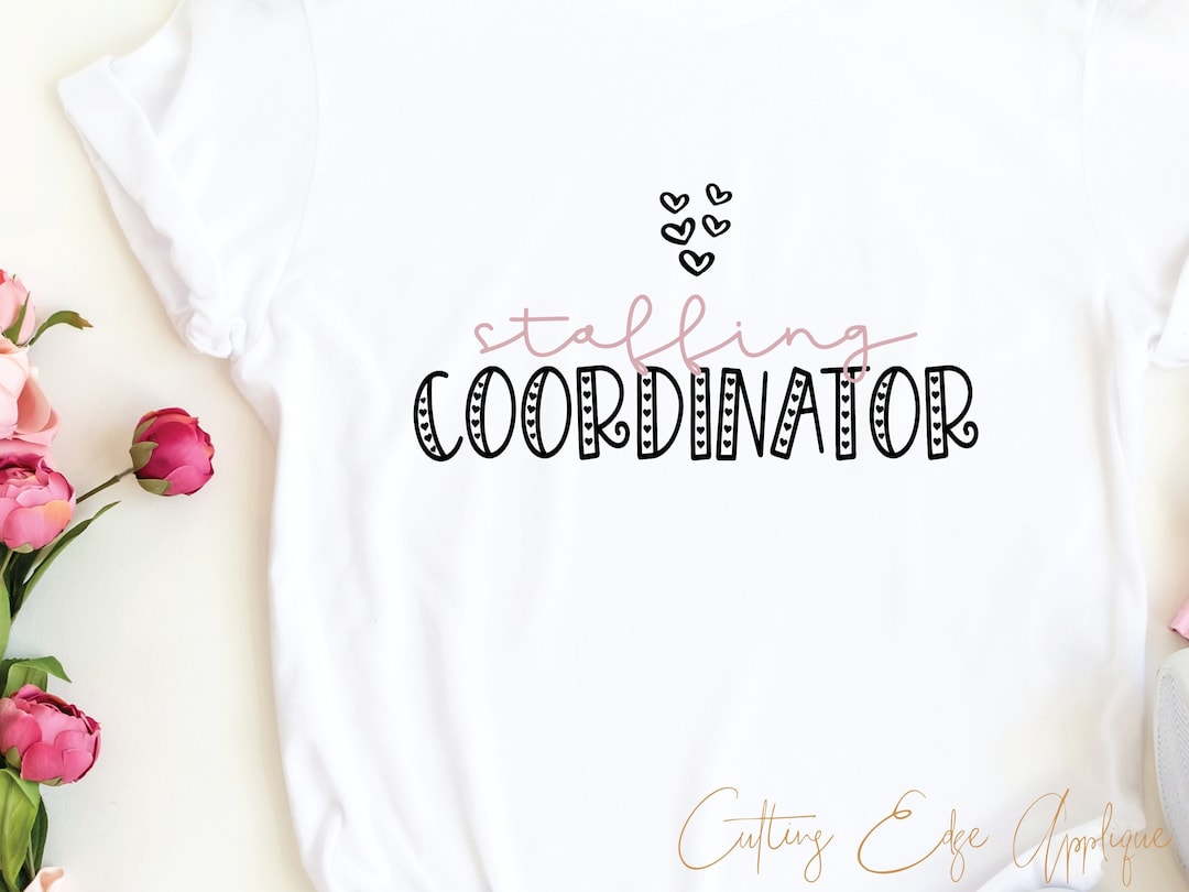 Staffing Coordinator Svg Cut File Png Dxf Clinic Hospital Valentine ...