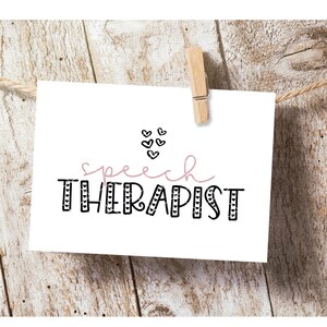 Speech Therapist Svg & Clip Art SLP Speech Language Pathologist Therapy ...