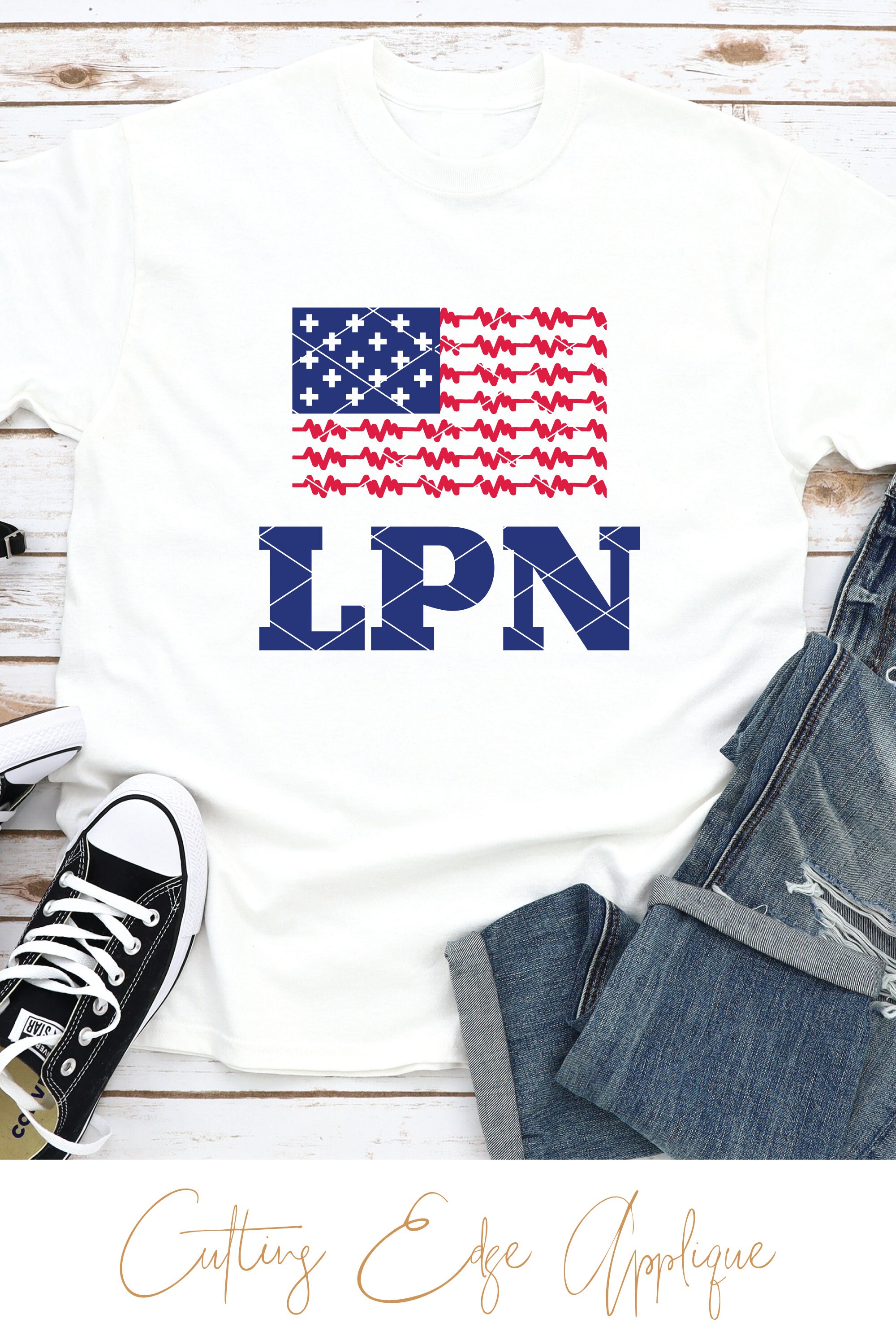 LPN USA Flag Svg Cut File Png Dxf Licensed Practical Nurse - Etsy Australia