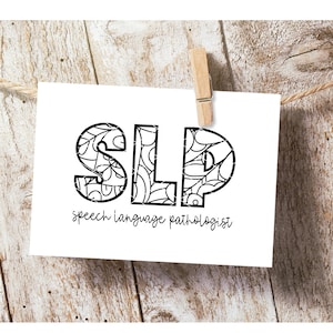 SLP Speech Language Pathologist Svg & Clip Art Mandala Speech Therapy ...